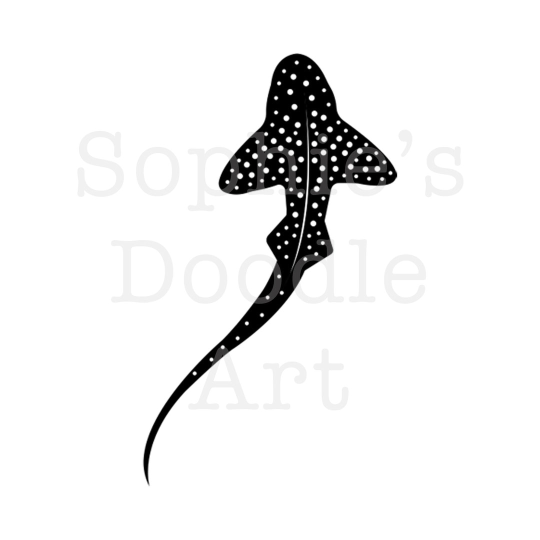 Zebra Shark Clipart | Digital Download - Etsy