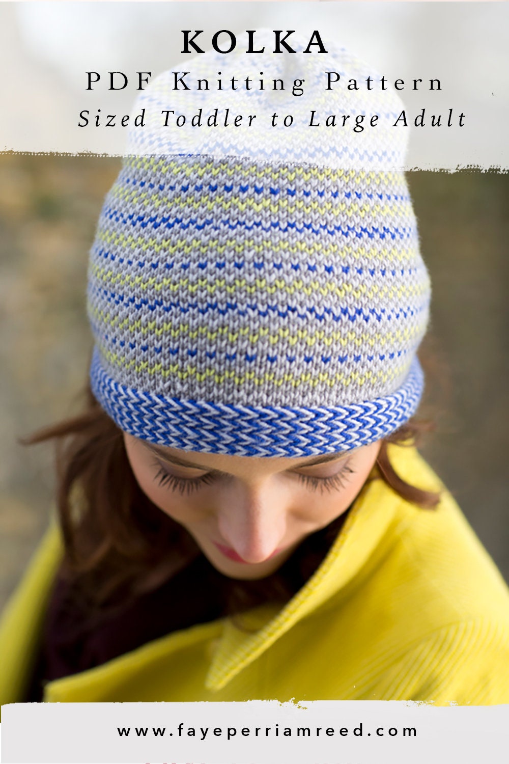 Kolka DK Colourwork Hat Knitting Pattern | Latvian Braid | Knitted in ...