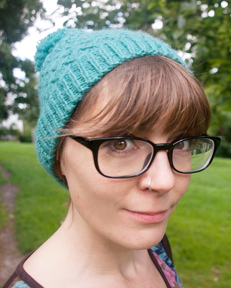 Agnes ~ Aran Weight Hat Knitting Pattern | Multiple Sizes | Unisex ...