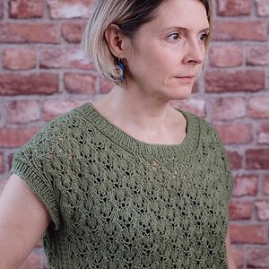Tenby - A Lace Tee Knitting Pattern by Faye Perriam-reed | Knitted Lace ...