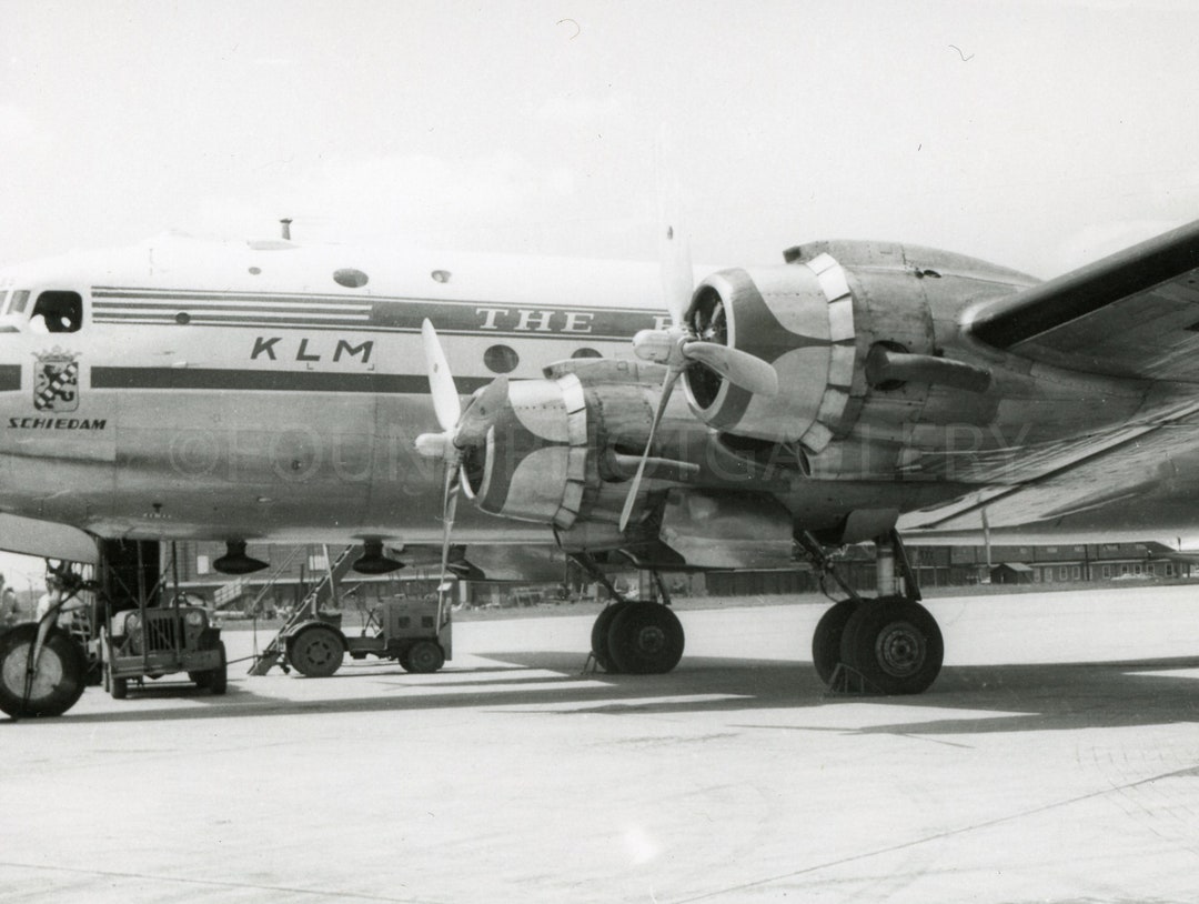 Vintage KLM Airplane, the Flying Dutchman Airplane, Vintage Photo, 1956 ...