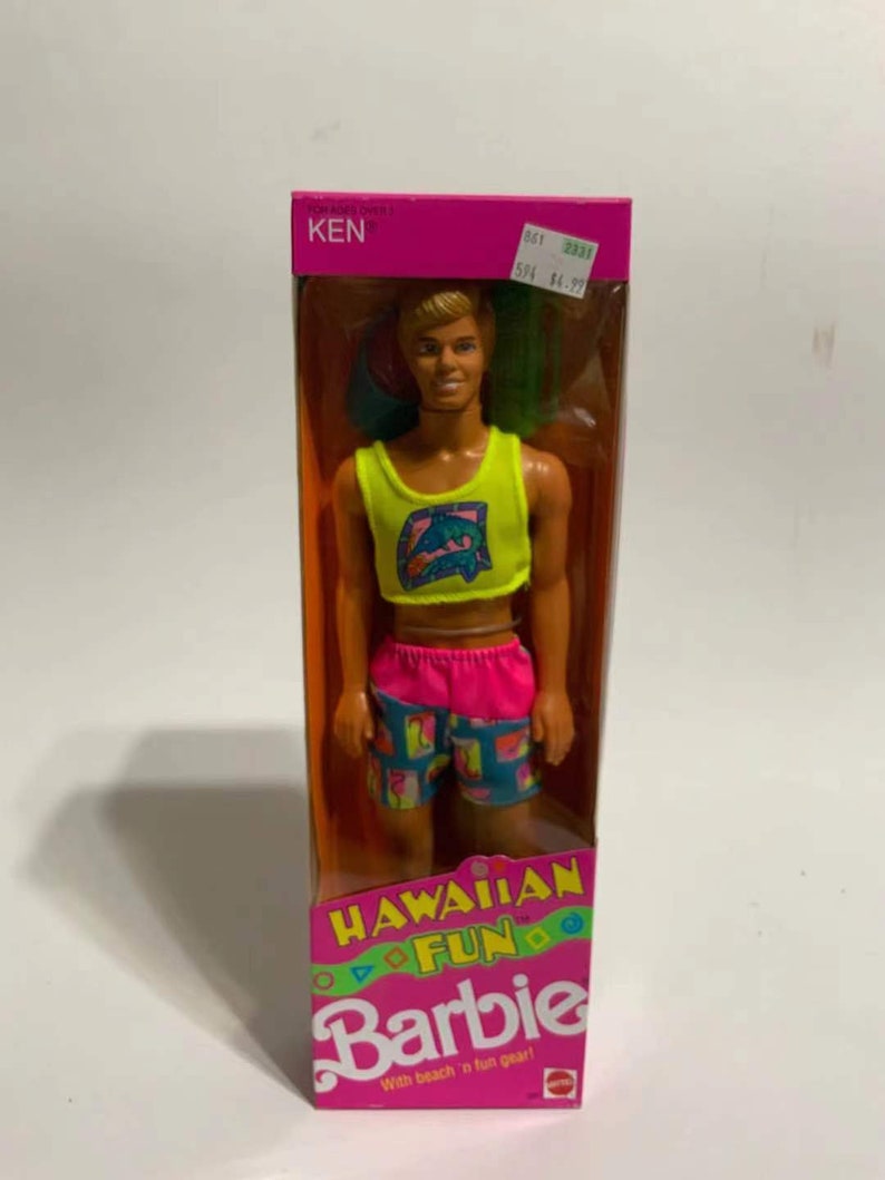 Hawaiian Fun Barbie Ken Doll - Etsy