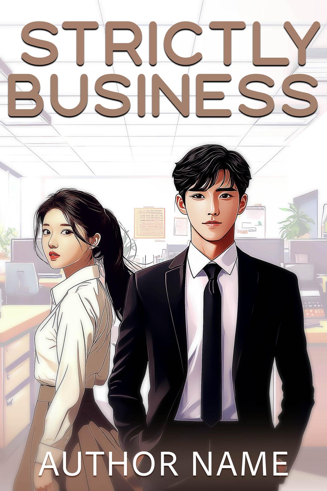 Premade Romance Comedy Book Cover, Cute Ebook Design, Romcom Story ...