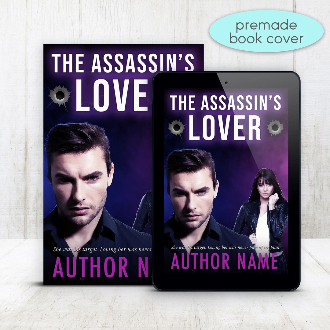 Premade Assassin Romance Book Cover: Forbidden Love (digital Ebook ...