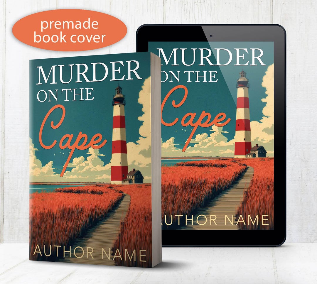Premade Murder Mystery Book Cover – Lighthouse Crime Suspense Digital ...
