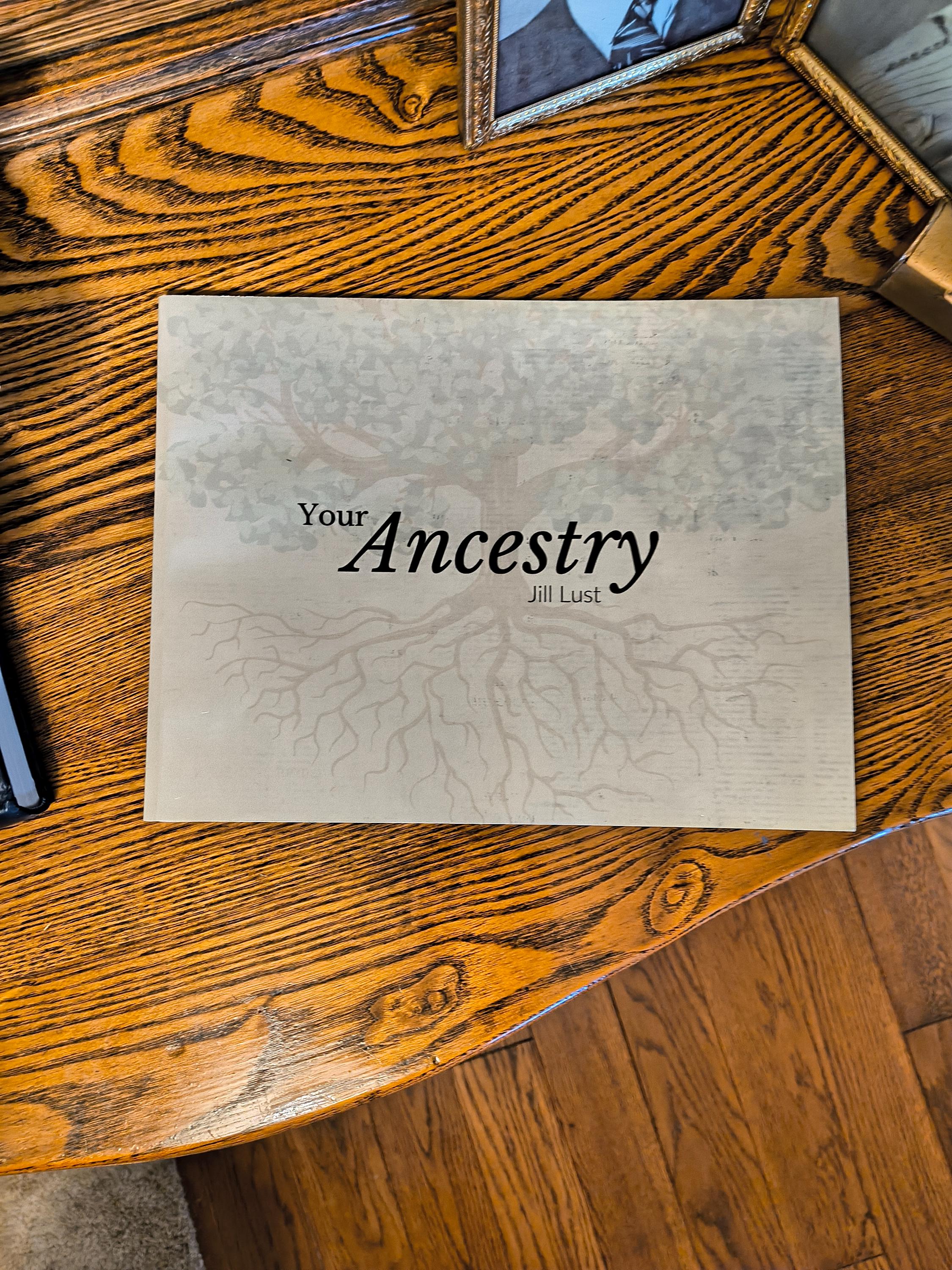 Custom Family Tree Book – Personalized Ancestry Gift With Photos ...