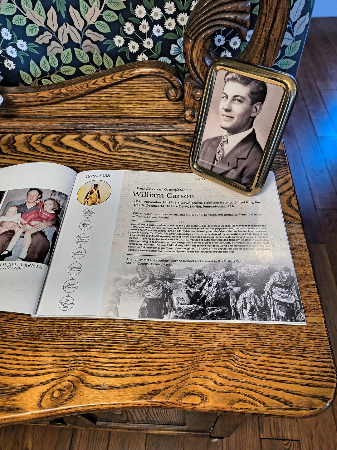 Custom Family Tree Book – Personalized Ancestry Gift With Photos ...