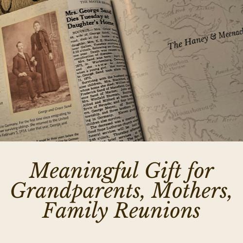 Custom Family Tree Book – Personalized Ancestry Gift With Photos ...
