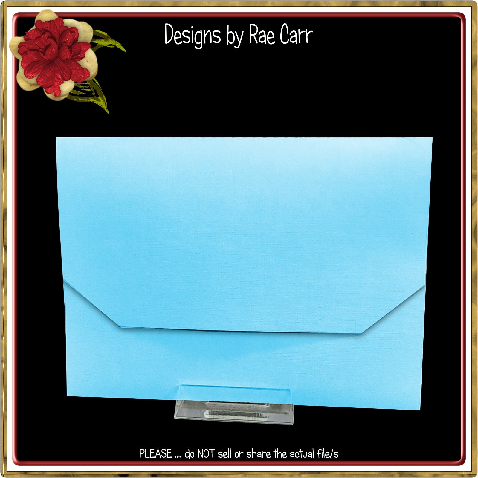 2301 Square Flap Card Envelope Svg Fcm Scal Cricut Silhouette Brother ...