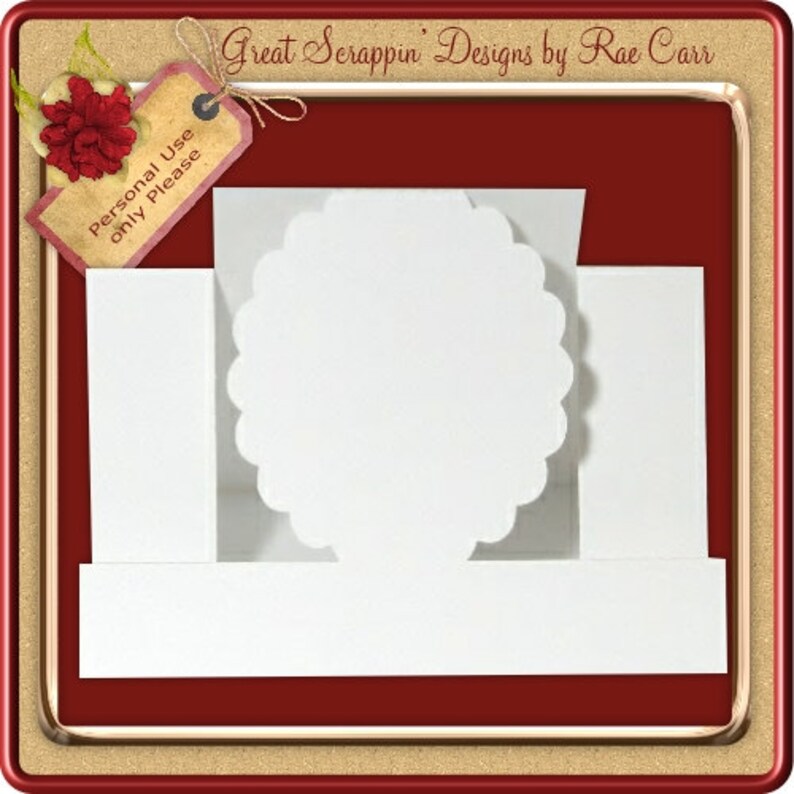 260 Round Step Card - Etsy