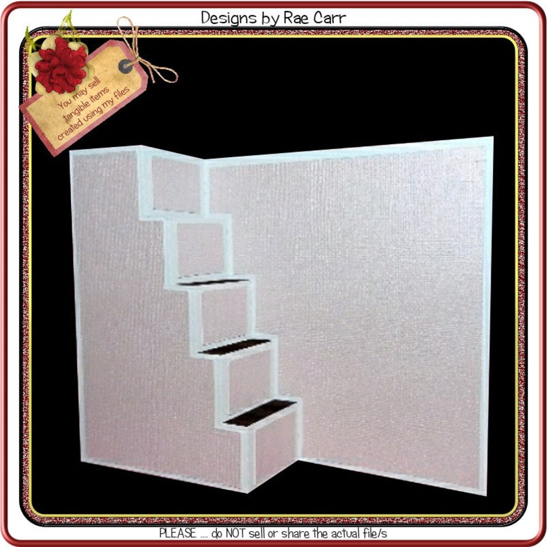 432 Stair Card *multiple MACHINE Formats* - Etsy