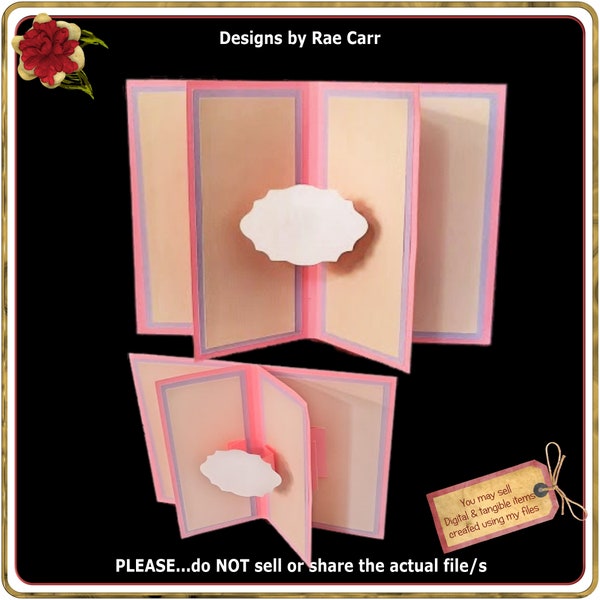 Pop up Card Pattern - Etsy