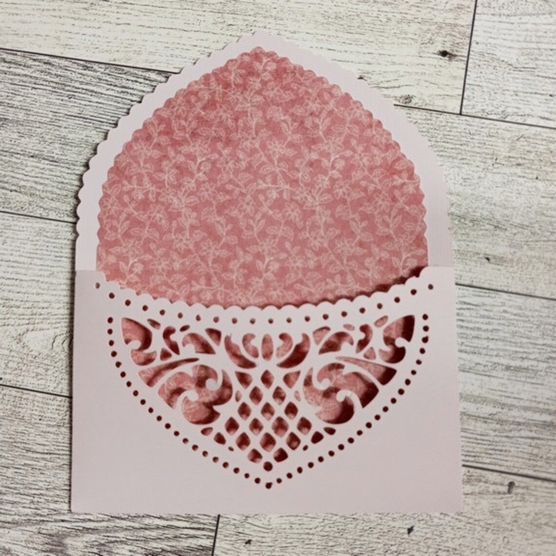 2312 Fancy Note Card *multiple Cutting Machine Formats* - Etsy