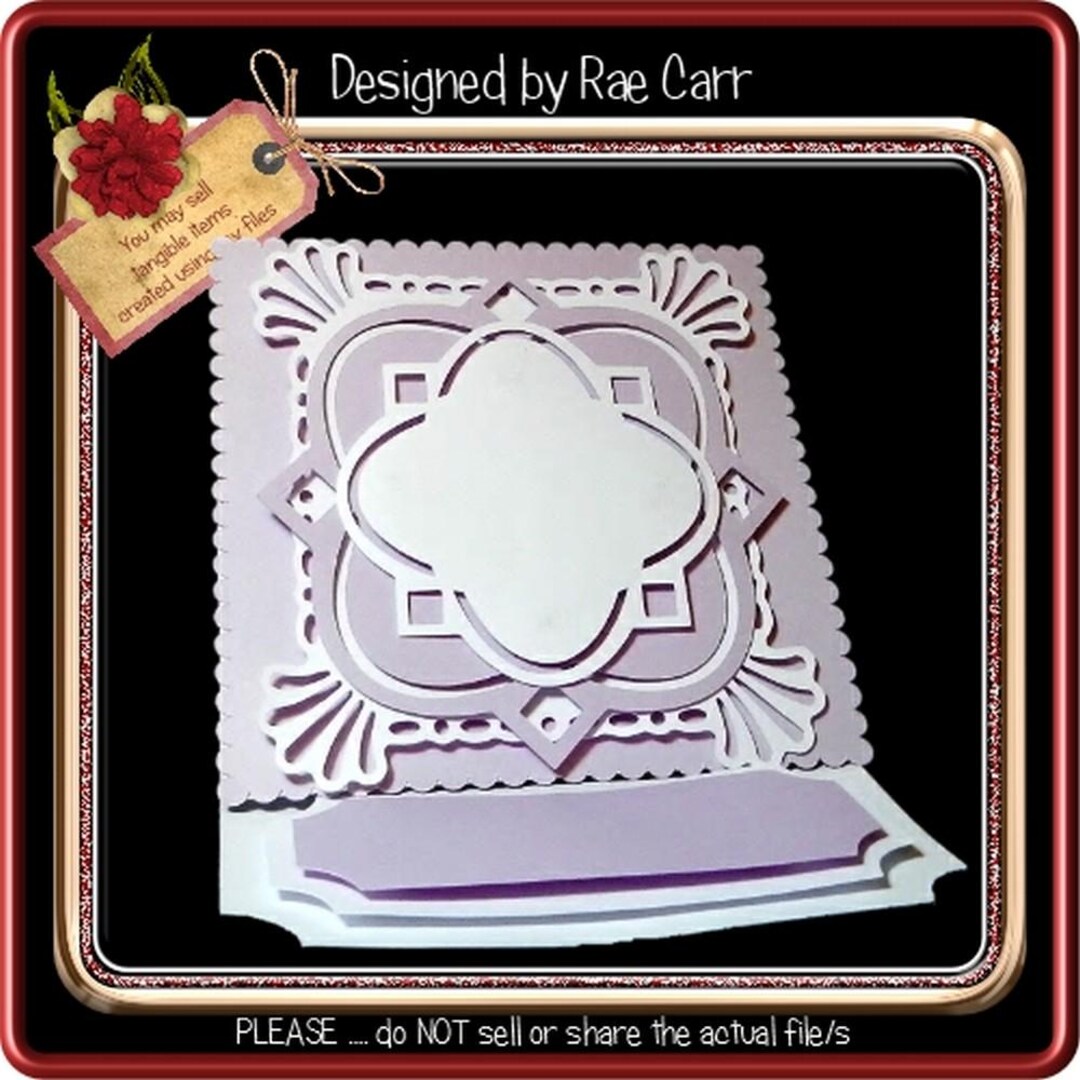 560 Fancy Square Easel *multiple MACHINE Formats* - Etsy