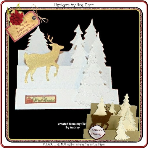 492 Fancy Folded Card Cutting File multiple MACHINE Formats - Etsy Canada