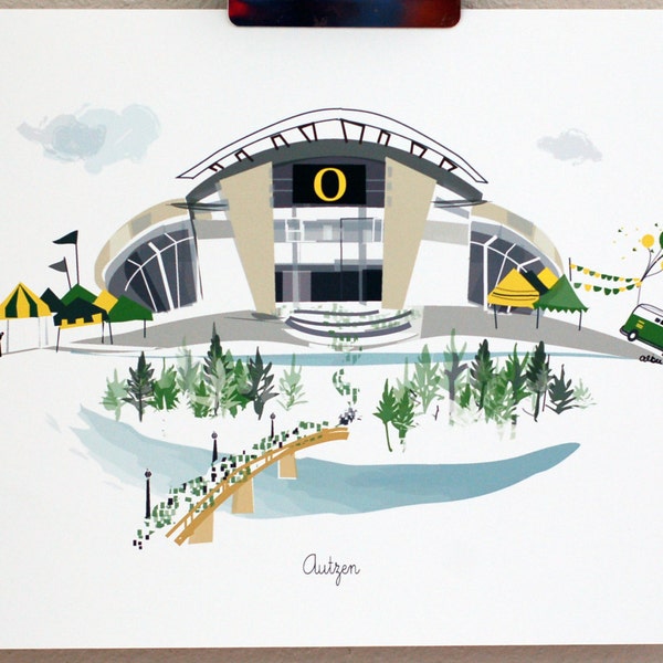 Autzen Stadium - Etsy