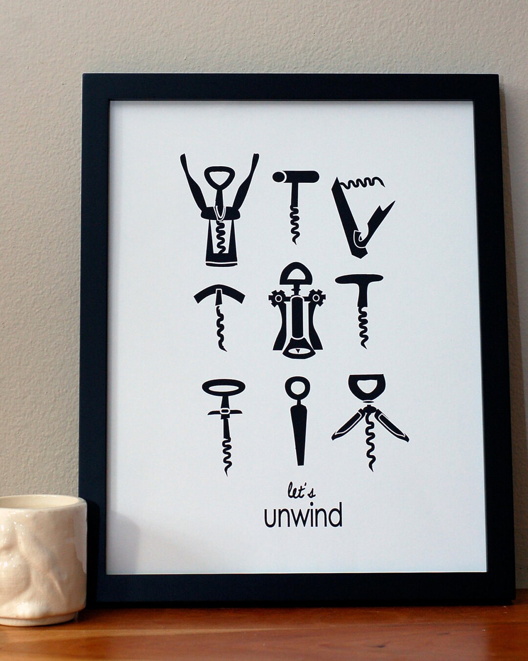 Let's Unwind Print - Etsy