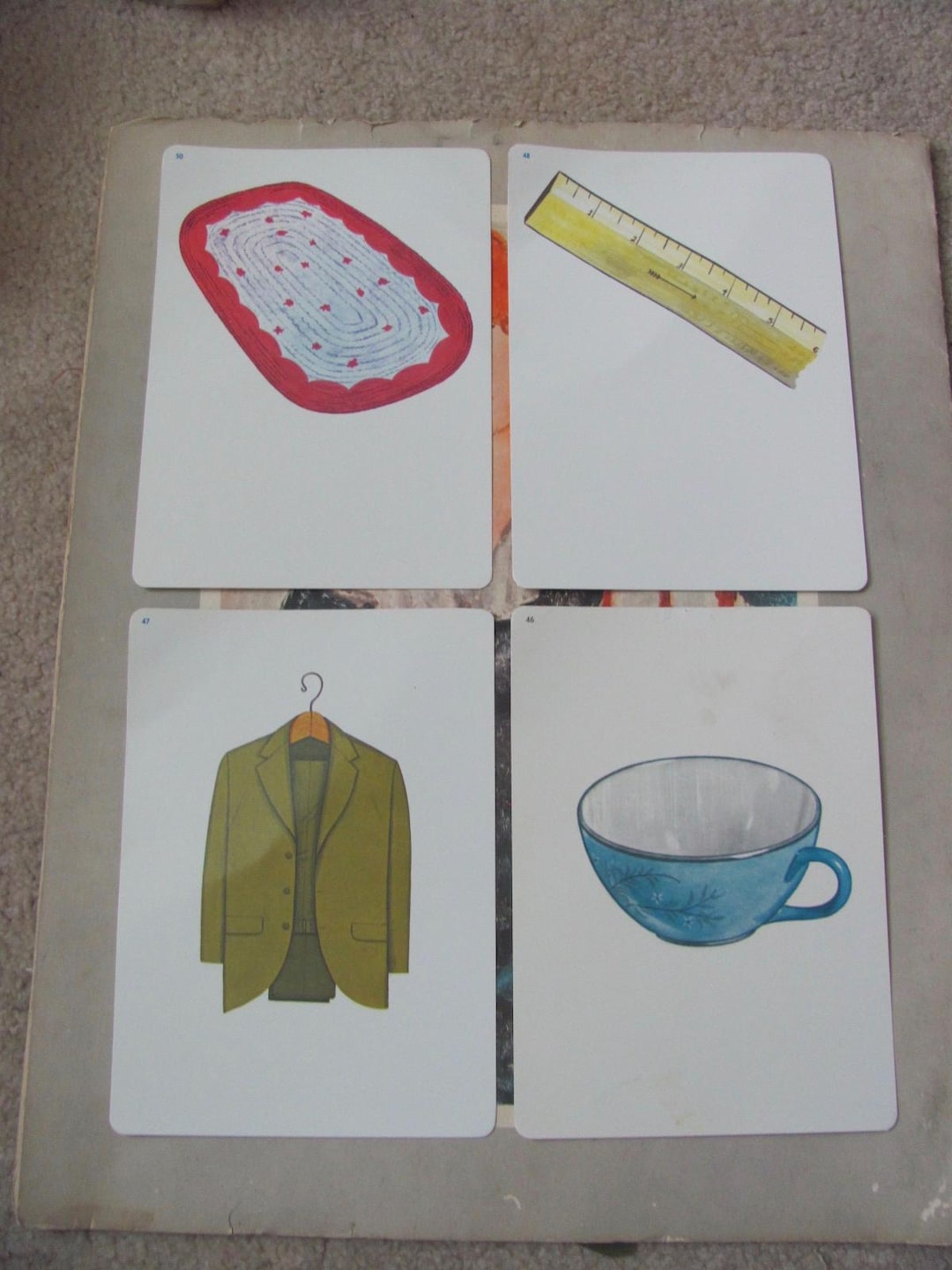 Illustrated School Flash Card - Your Choice - Circa 1966 Phonetics ...