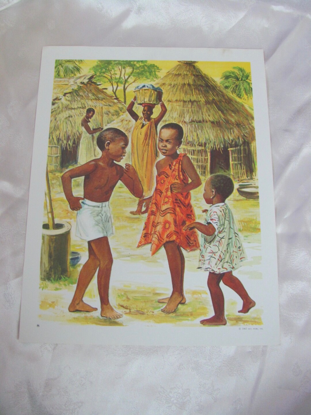 Original Vintage School Classroom Poster Print - Circa 1966 - Children ...