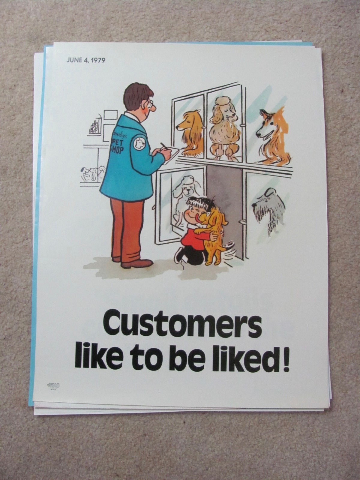 1980's Vintage Safety Workplace Inspirational Cartoon | Etsy