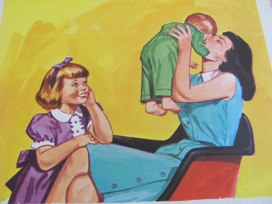 Original Vintage School Classroom Poster Print - Circa 1965 - Mothers ...