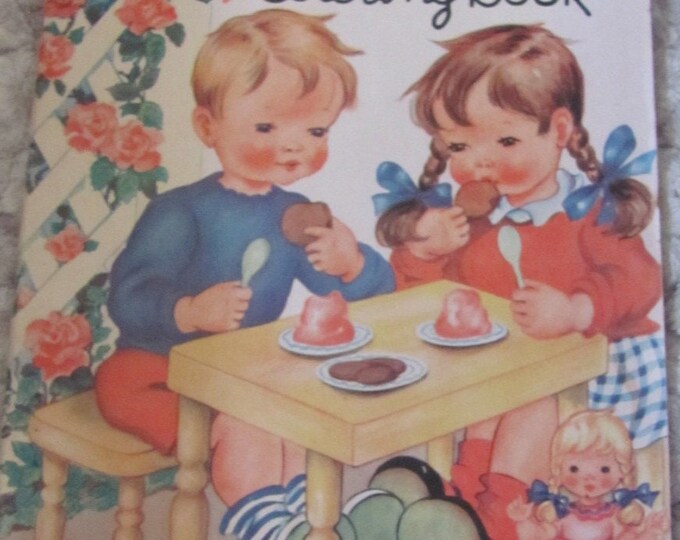 Goody Good Coloring Book Unused Vintage Circa 1947 Large Size 11 X 14 ...