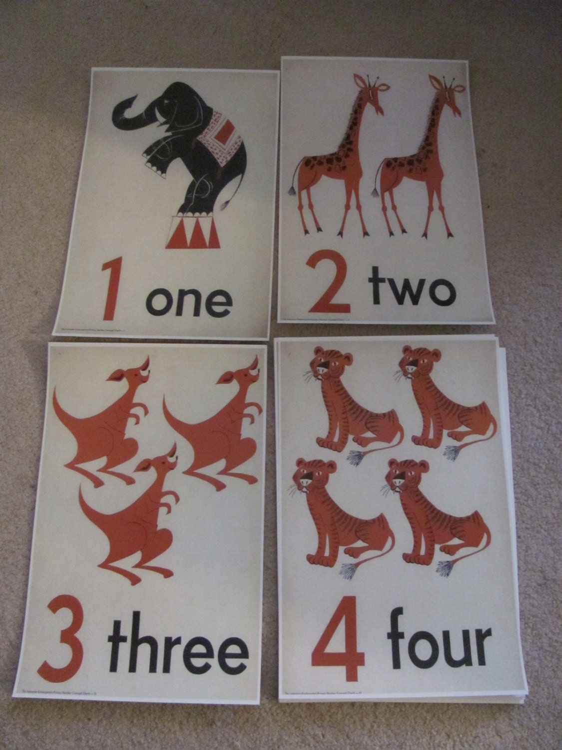 Poster Set of Vintage Large Flash Card Science Posters - Etsy