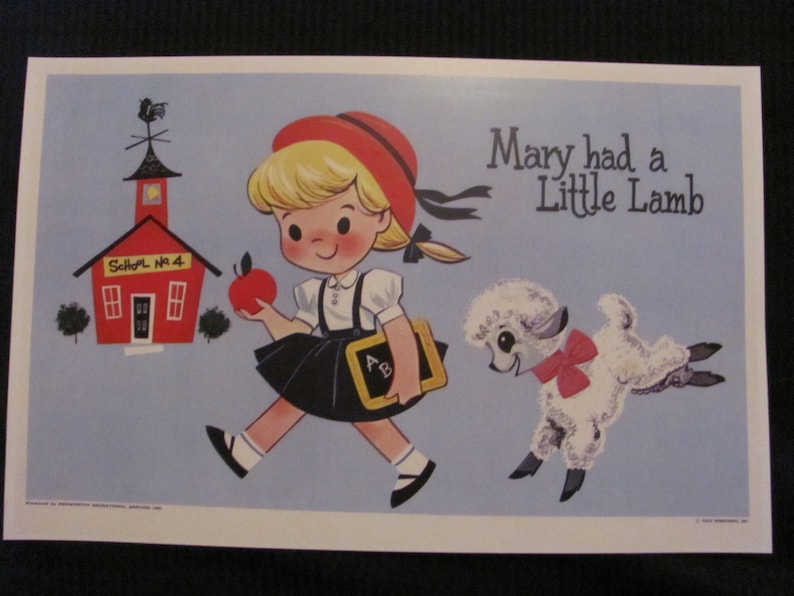 Poster Childrens Illustrated Nursery Rhyme - Poster Print 11 X 17 ...