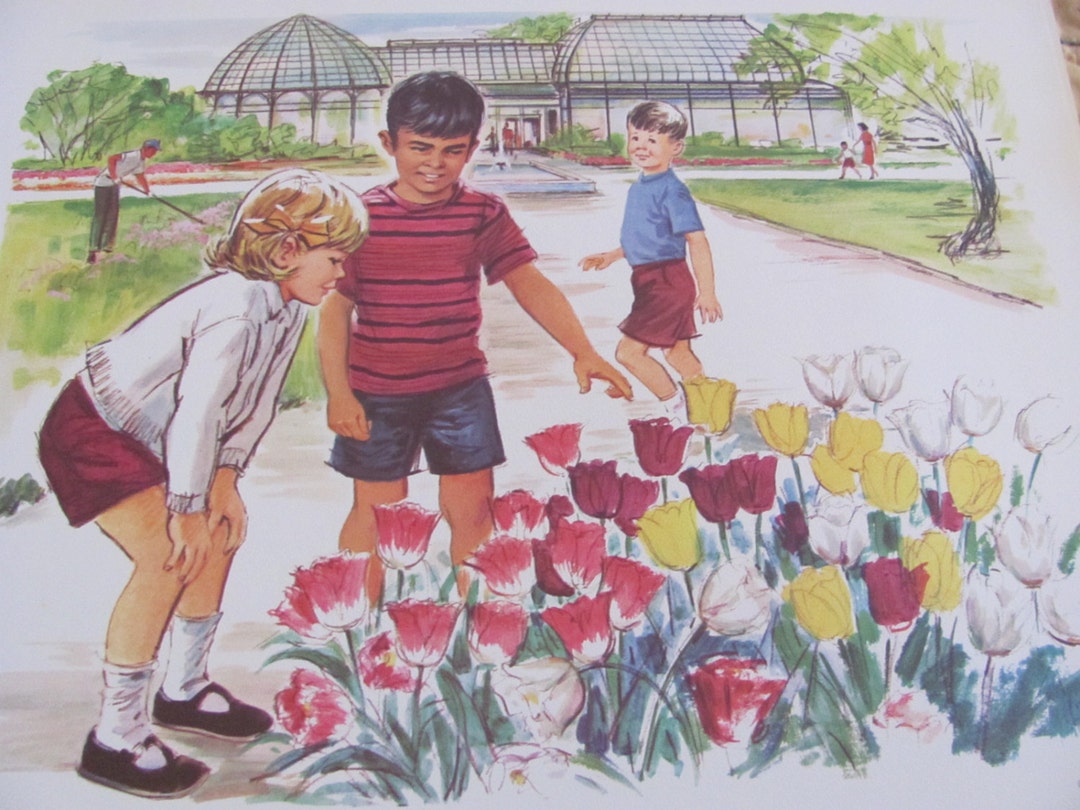 Original Vintage School Classroom School Poster Print - Community ...