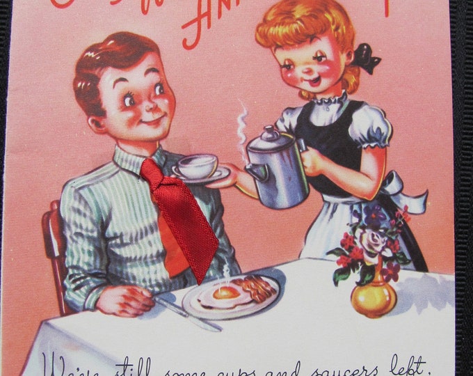 Vintage Antique Retro Greeting Card Circa 1950s 10th - Etsy