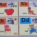 Large Phonics Picture Flash Card Poster Circa 1972 Chair Apple Baby ...