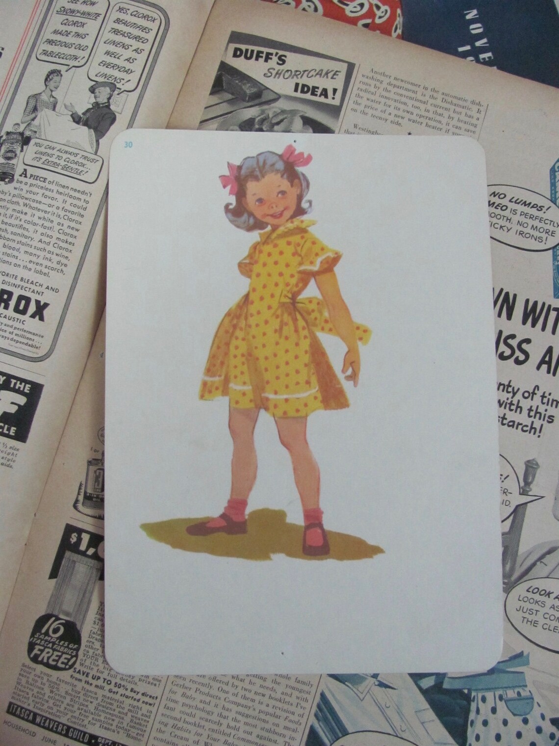 Large Illustrated School Flash Card GIRL DAUGHTER CHILD - Etsy