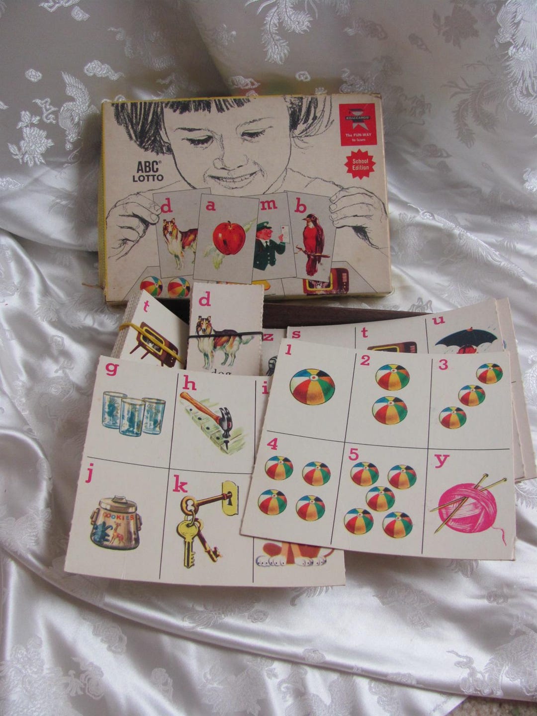 Vintage ABC LOTTO - School Classroom Edition Ed-u-cards Educards ...
