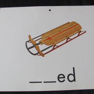 Large Retro School Poster Flash Card - Consonants - Choice of Stick ...