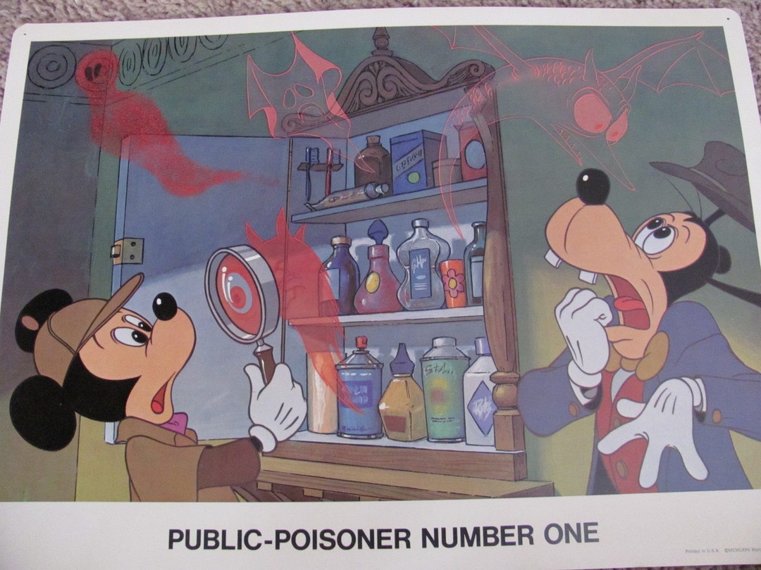 Disney Poster - PUBLIC POISONER NUMBER One - School Classroom Study ...