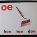Old School Large Flash Card Poster - Vowels - Choice of Pail Hoe Belt ...