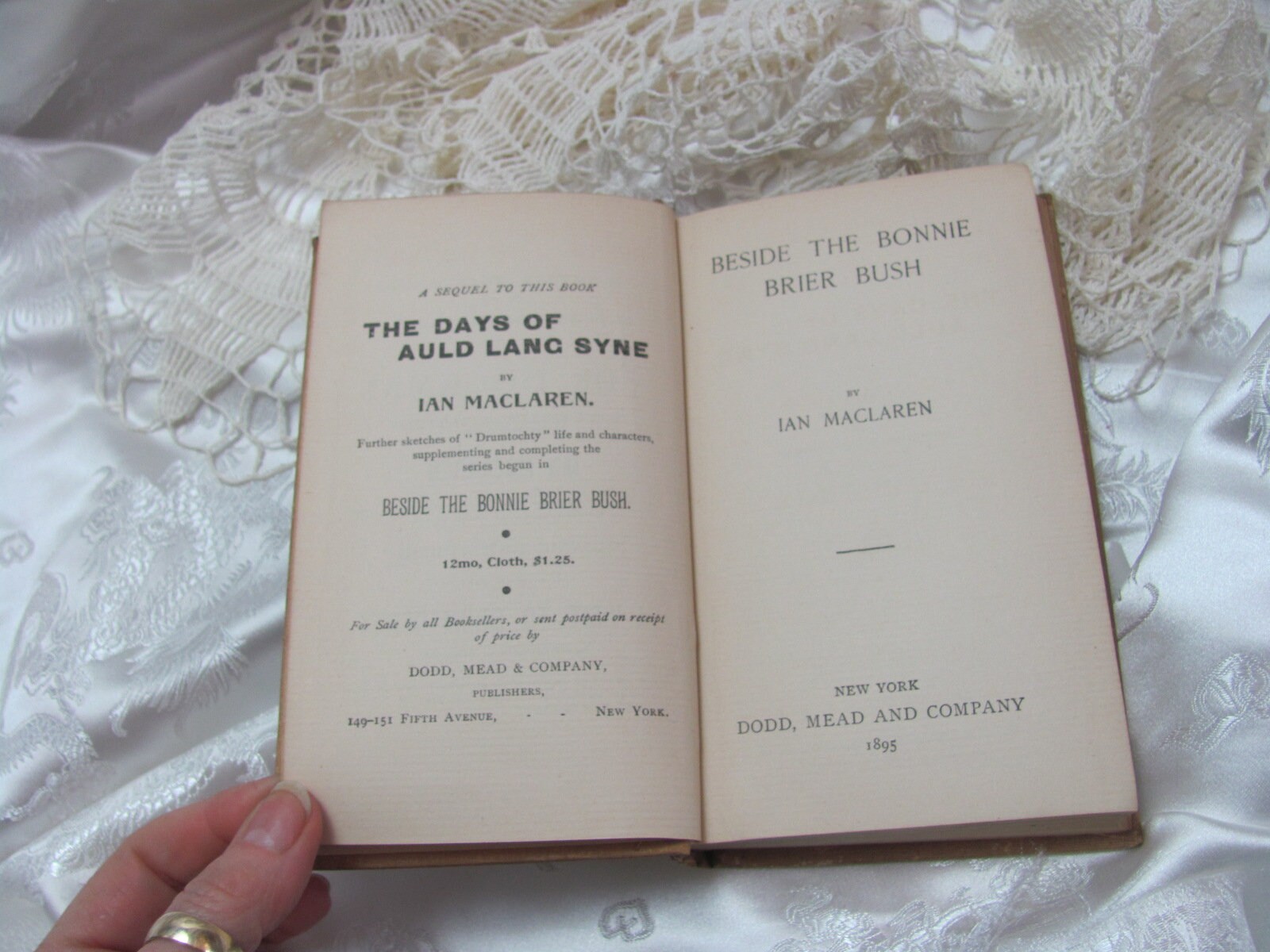 Beside the Bonnie Beier Bush - Antique Circa 1895 Children's Book ...