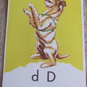 Large Colorful School Flash Card Poster Print Reproduction - Etsy