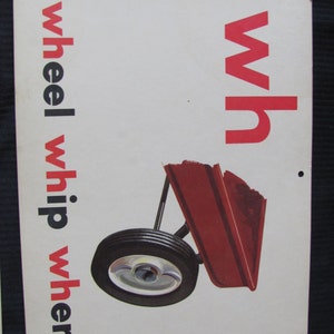 Print - Retro School Flash Card Poster Print - Vowels - Choice of Wheel ...