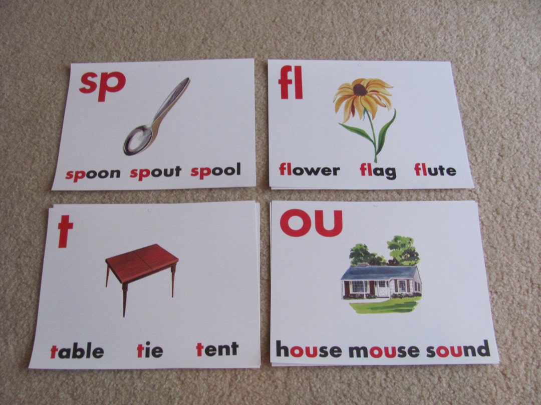 Print - Old School Flash Card Print - Vowels Consonants 8" X 11" - Your ...