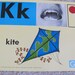 Large Phonics Flash Card Poster - Circa 1972 - Rake Kite Giraffe Queen ...