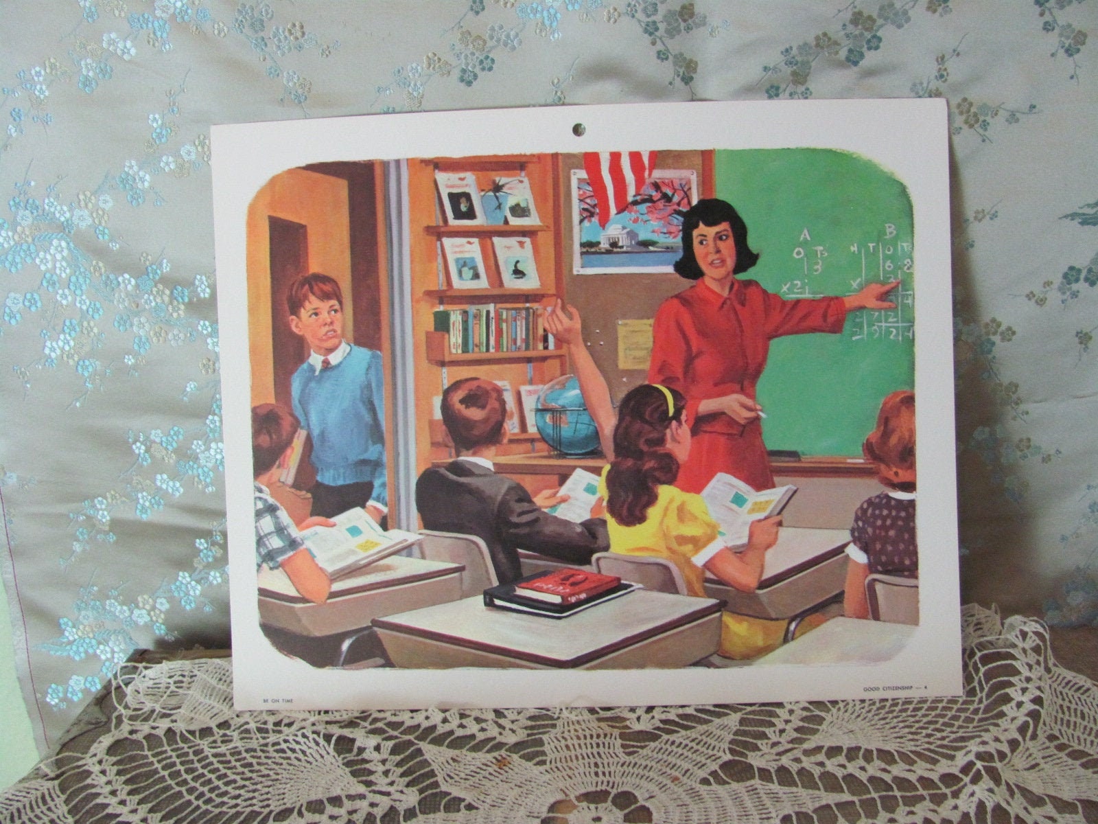 1968 Old School Large Flash Card Poster Prints (2) - Good Citizenship ...