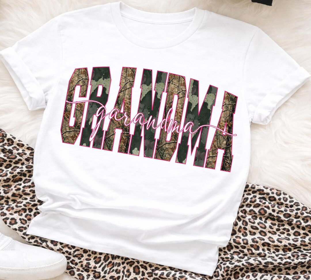 Hunting Grandma Png, Grandma Camo Western Vintage, Trendy Mom Shirt ...