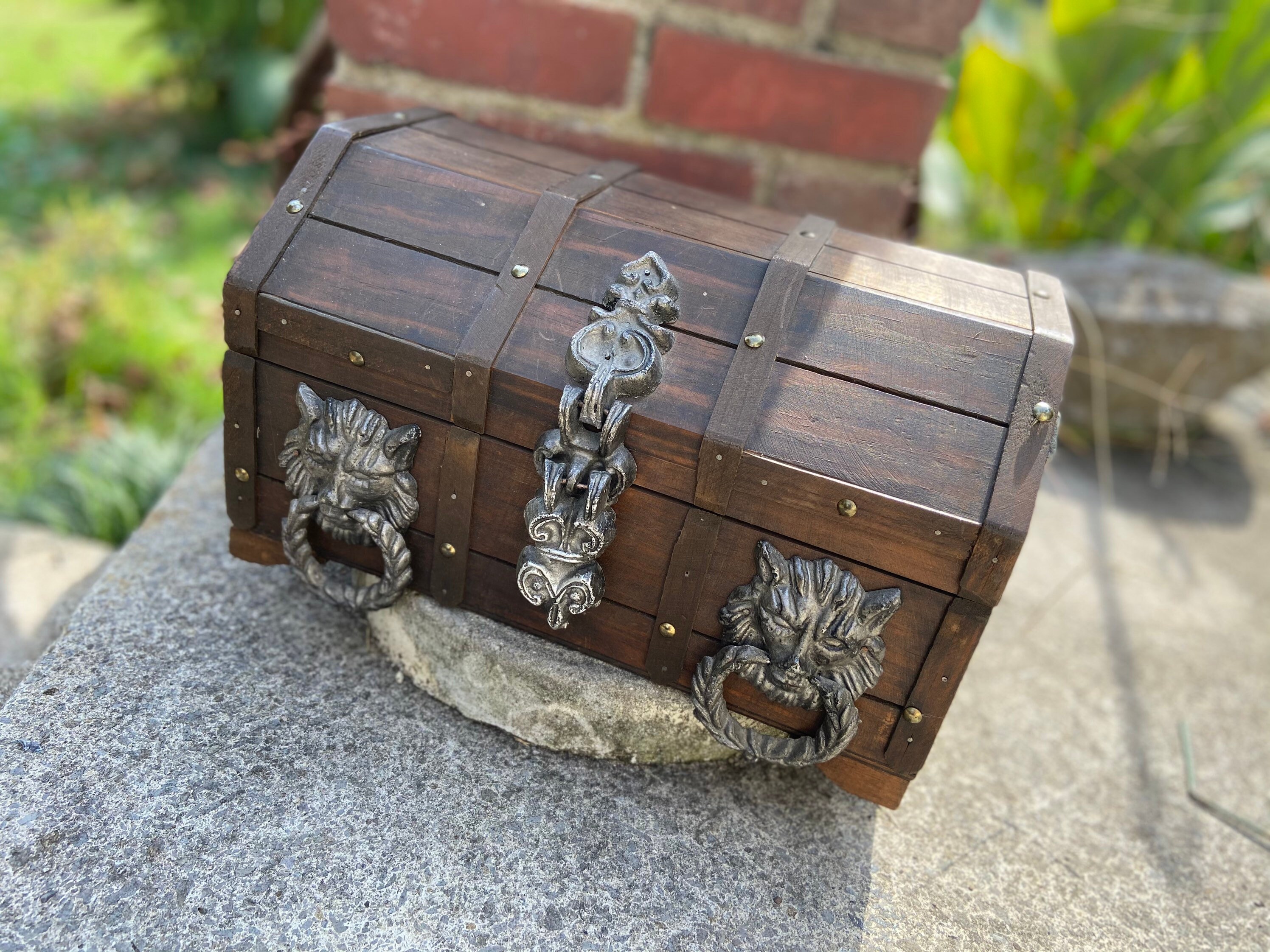 Gothic Decor Treasure Chest Boho Decor Wedding Box - Etsy
