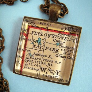 Custom Map Jewelry You Choose Worldwide City Location Map Pendant ...