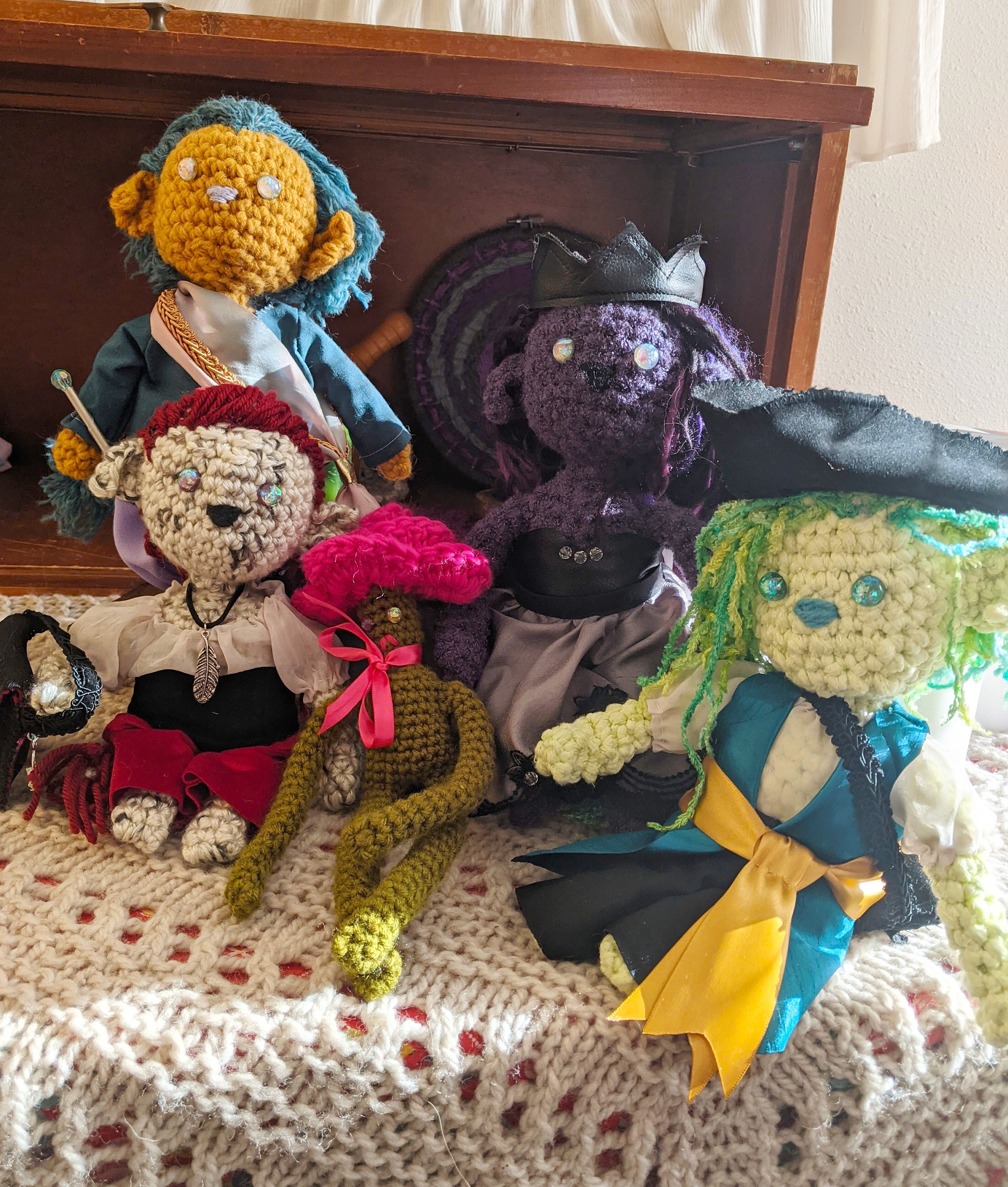 Imogene the Historian OOAK Posable Amigurumi Art Doll - Etsy