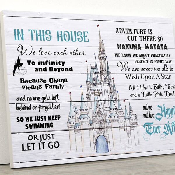 Disneys Happily Ever After Poster - Etsy