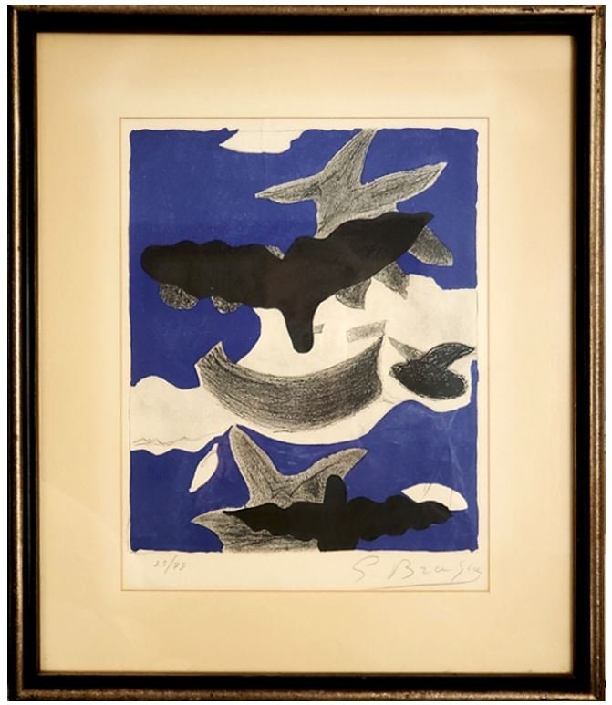 Rare! Georges Braque, Birds in the Sky, Original SIGNED #25 of 75 ...