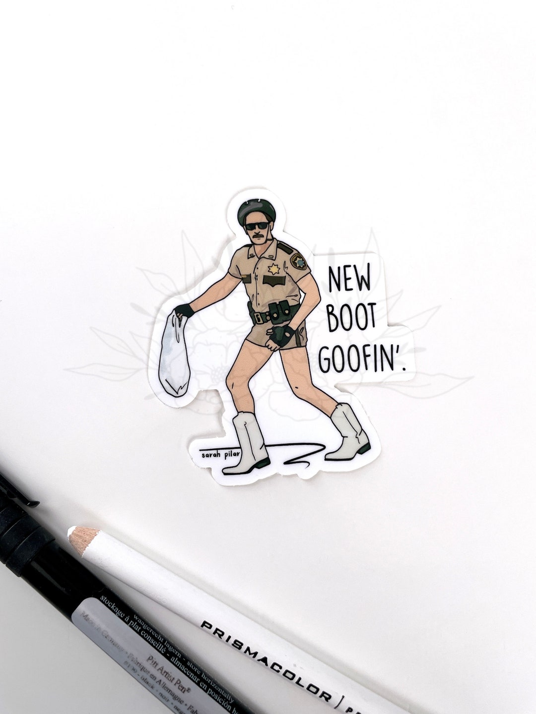 New Boot Goofin' Sticker: Funny Police Vinyl Sticker, Laptop Decal - Etsy