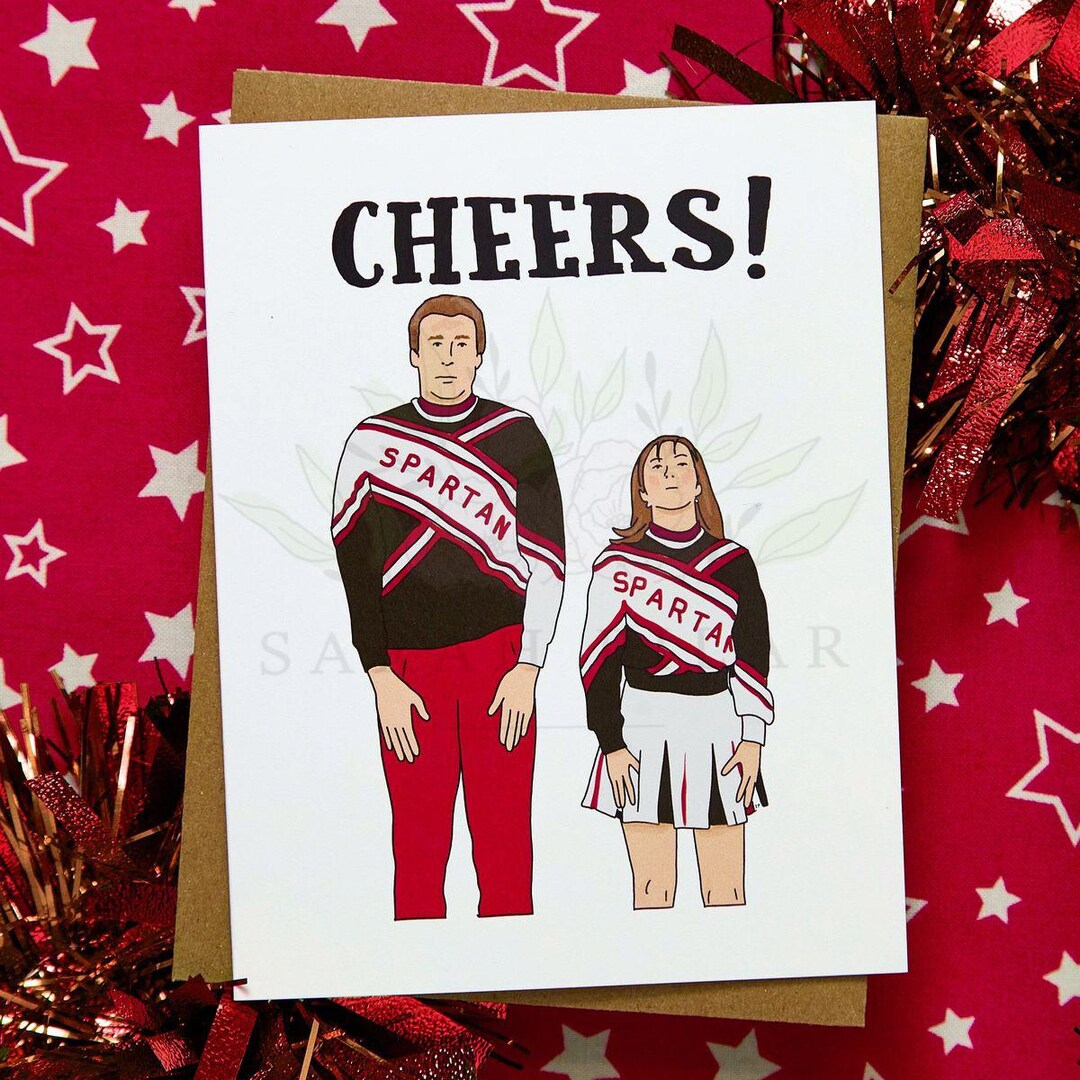 Cheers Card, Funny Greeting Card, Cheerleaders, Cheers, Celebrate ...